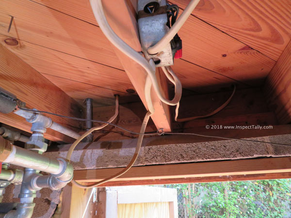 Open or Missing Junction Boxes - Tallahassee Real Estate Inspections